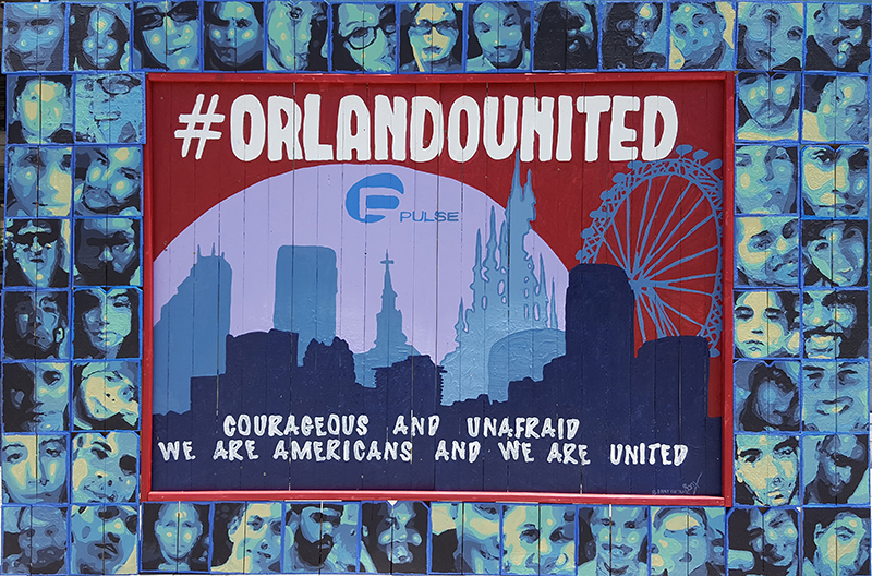 Orlando United sign – Orange County Regional History Center