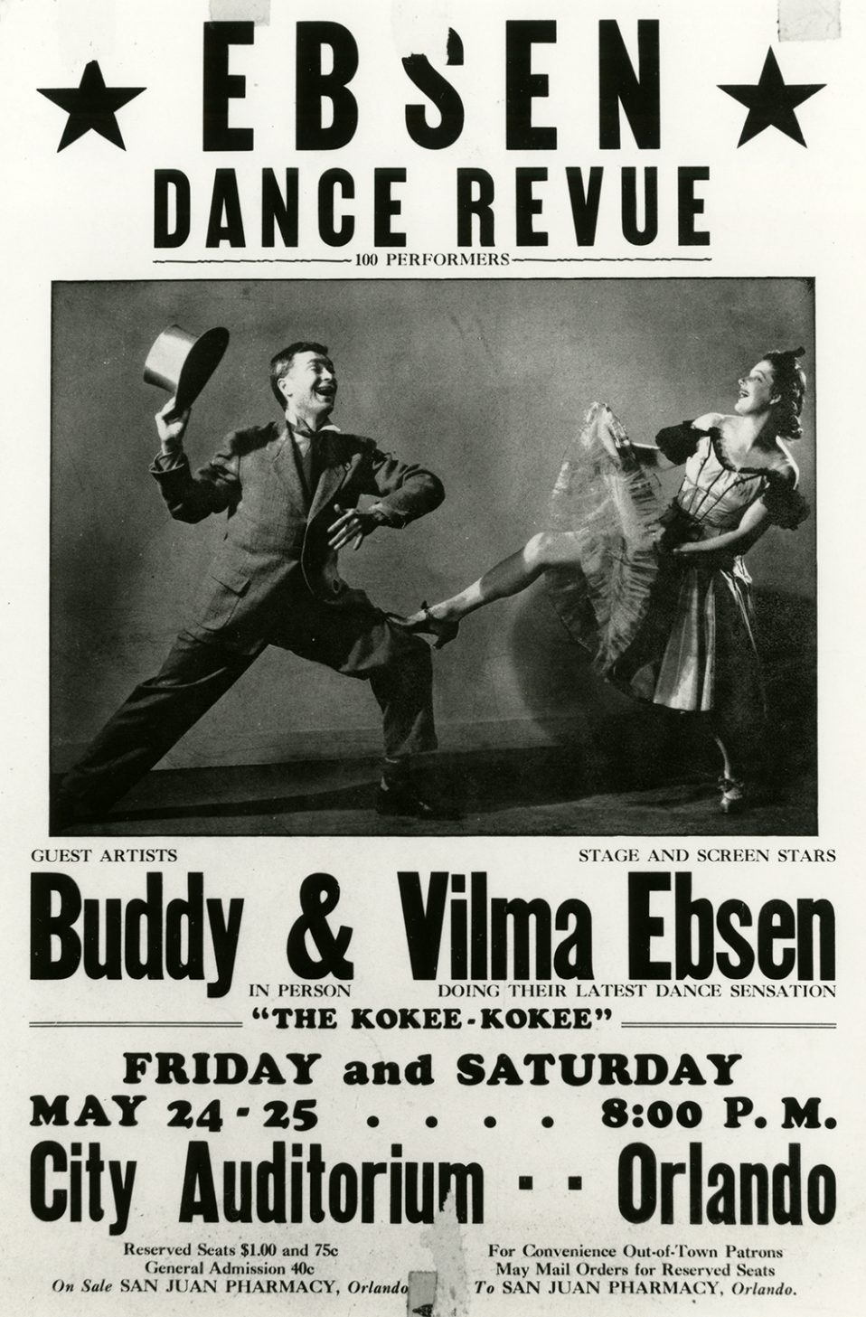 Ebsen Dance Revue – Orange County Regional History Center